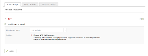 [JDSS] NFS VAAI plugin for VMware - Open-E :: Knowledgebase, Knowledge Database